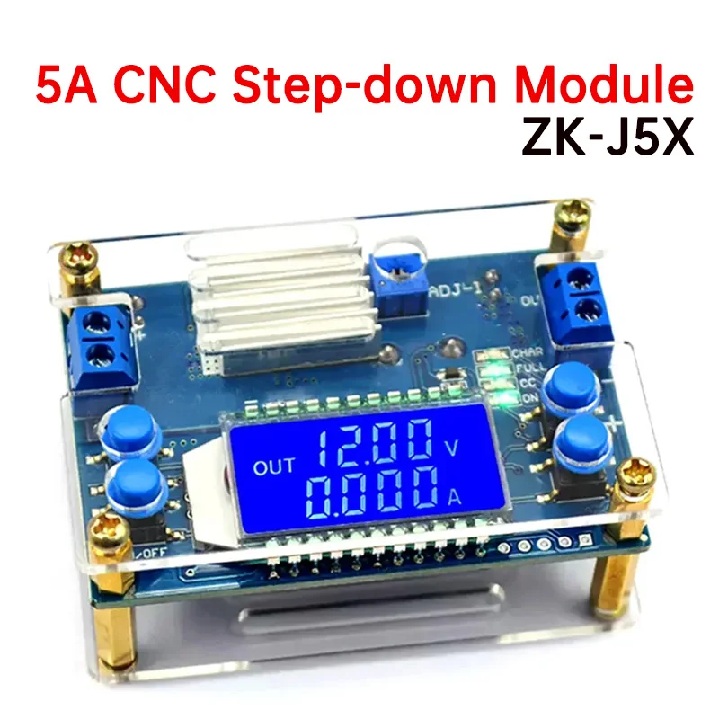 DC DC Buck Converter CC CV Power Module 1.2-32V 5A Digital Display Adjustable Regulated Power ...