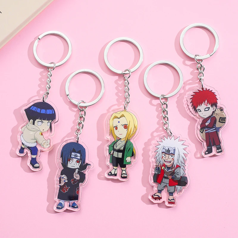 NARUTO-Acrylic-Keychain-Cartoon-Character-Ornament-Key-Bag-Pendant ...