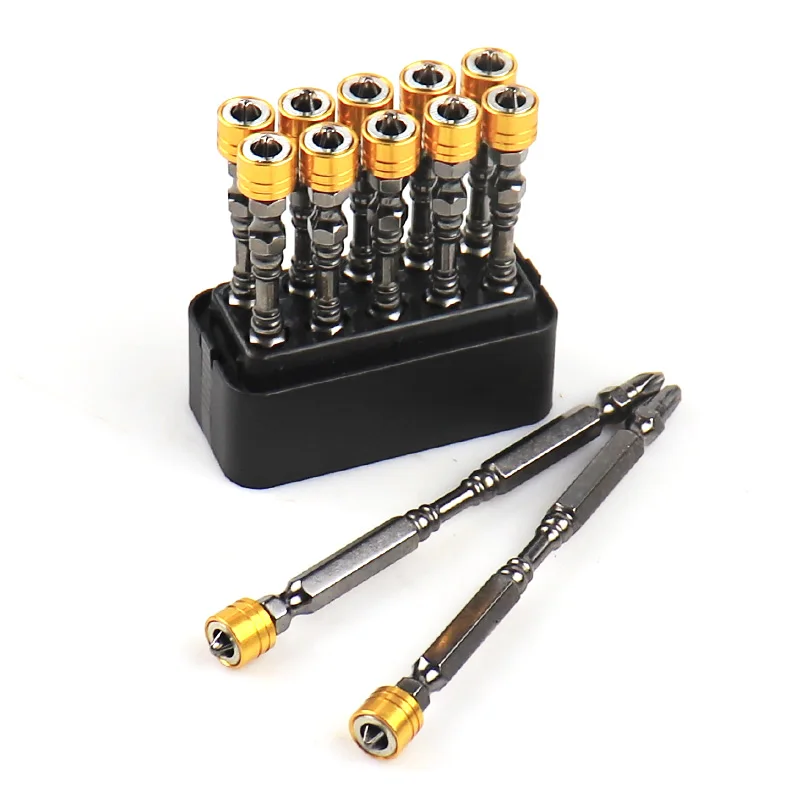 Strong-Magnetic-Screwdriver-Bit-Set-10pcs-65-110mm-Phillips-Electronic ...