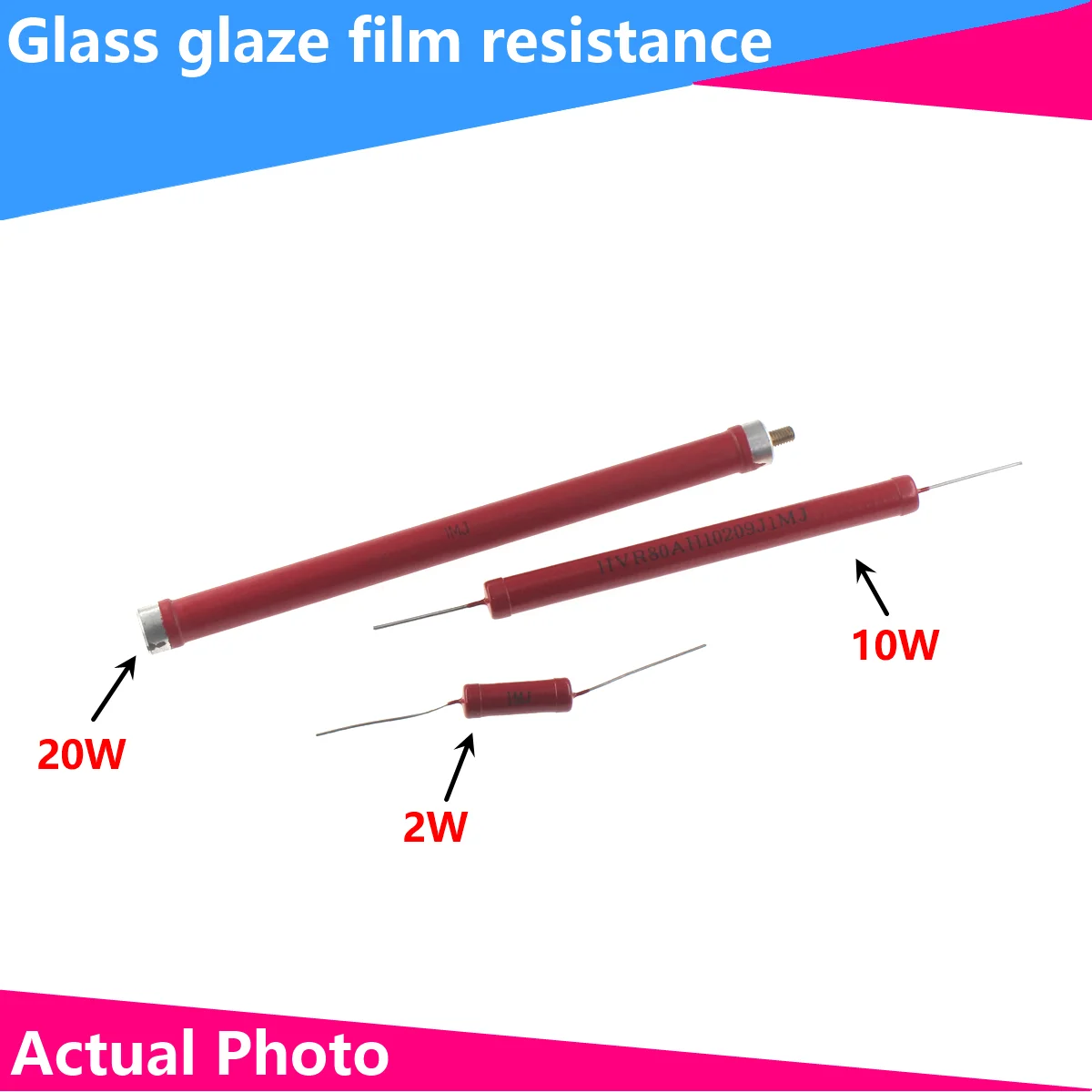 RI80-Red-resistance-2W-10W-20W-Glass-glaze-film-20K50K200M30M1K300K500M ...