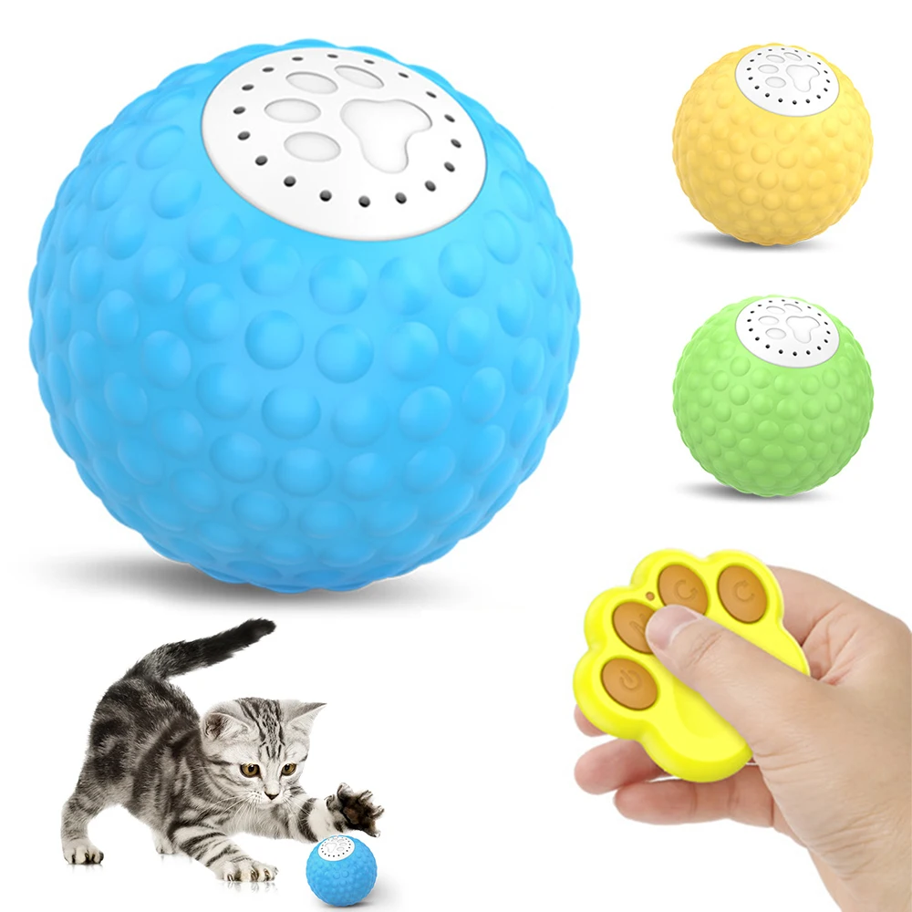 Boule-Intelligente-Interactive-pour-Chat-T-l-commande-lectrique-existent-Mouvement-Rollin-Faire ...