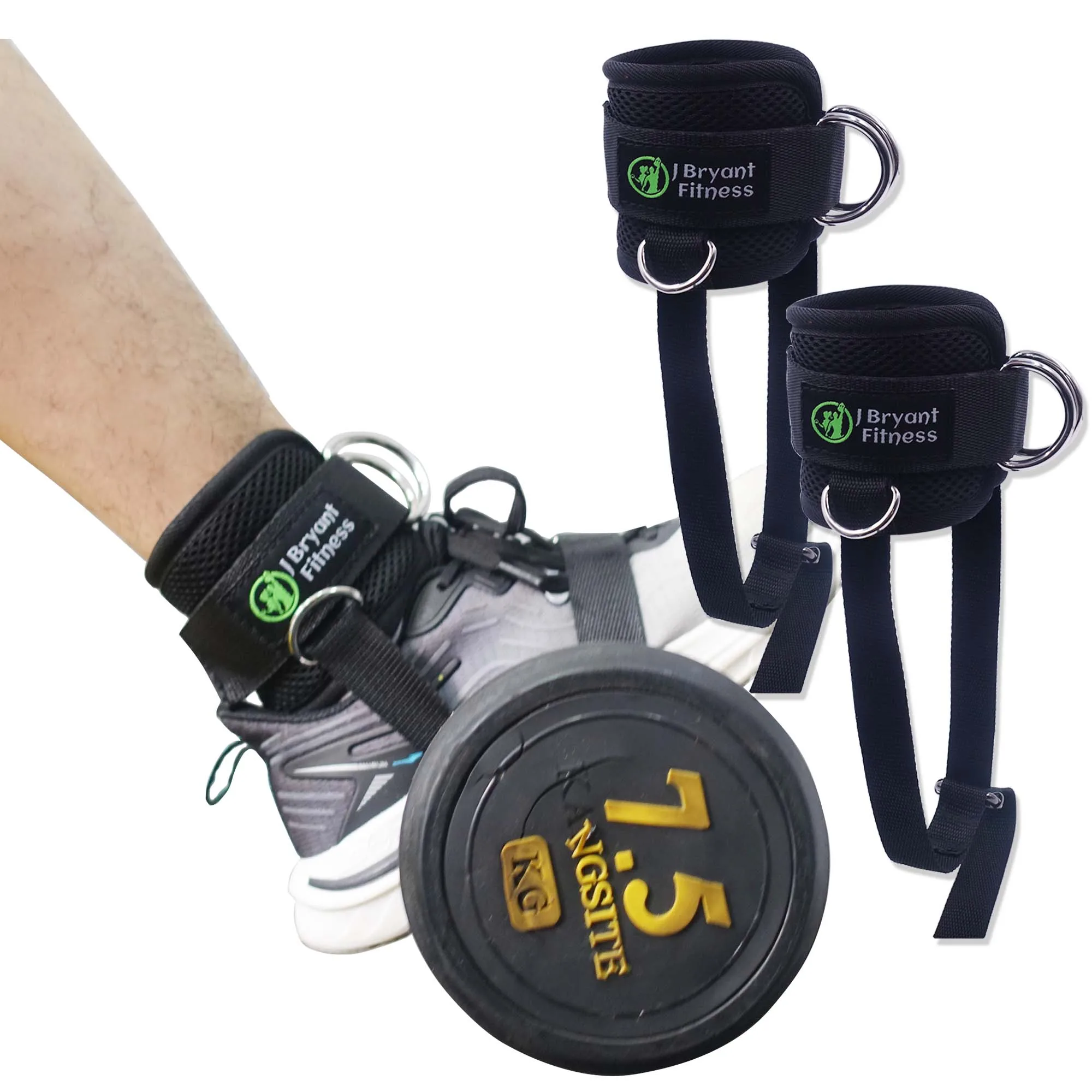 Dumbbell-Ankle-Straps-Leg-Weights-Tibialis-Trainer-Adjustable-D-ring ...