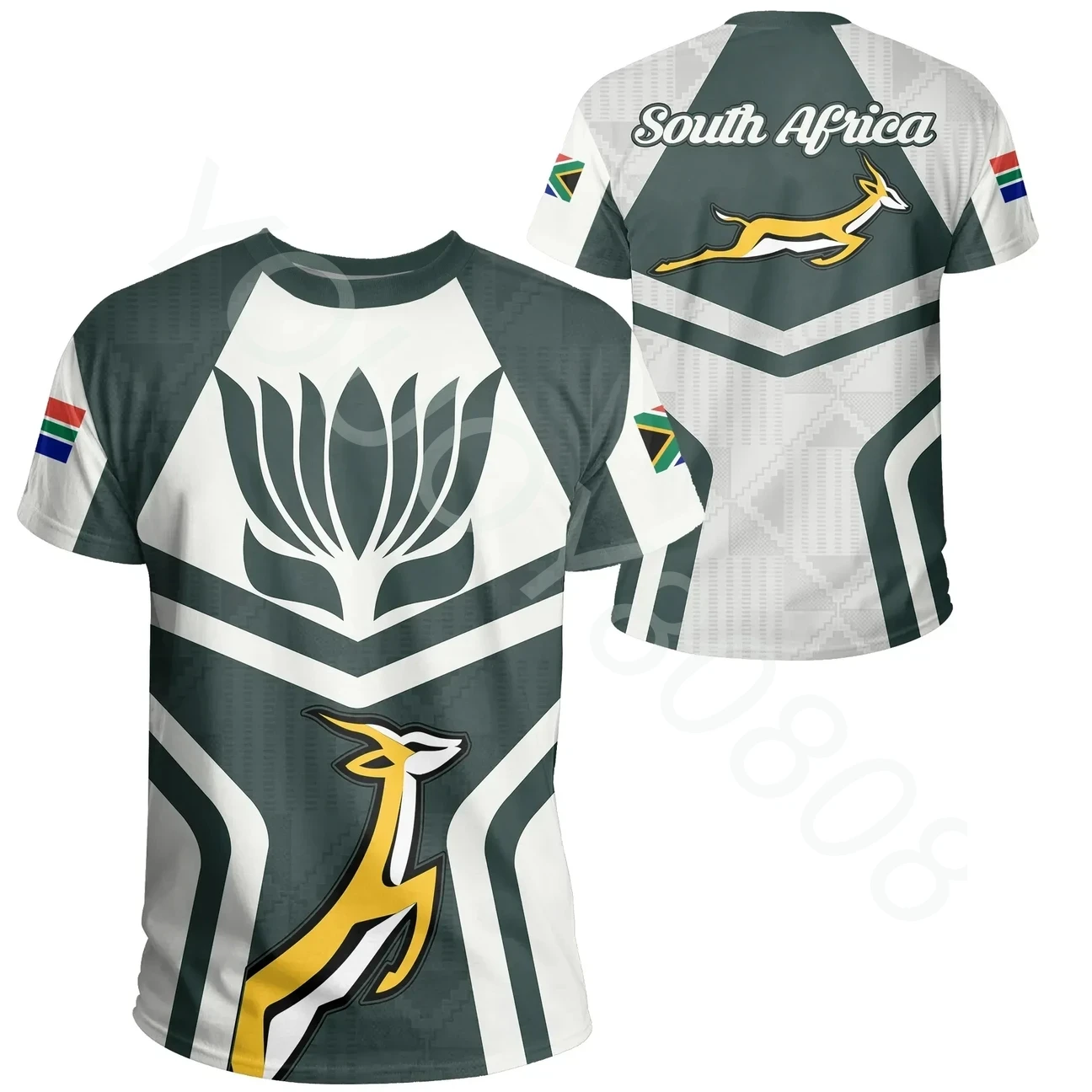 New South African Springbok Protea - Ryan Style Men's Clothing African ...
