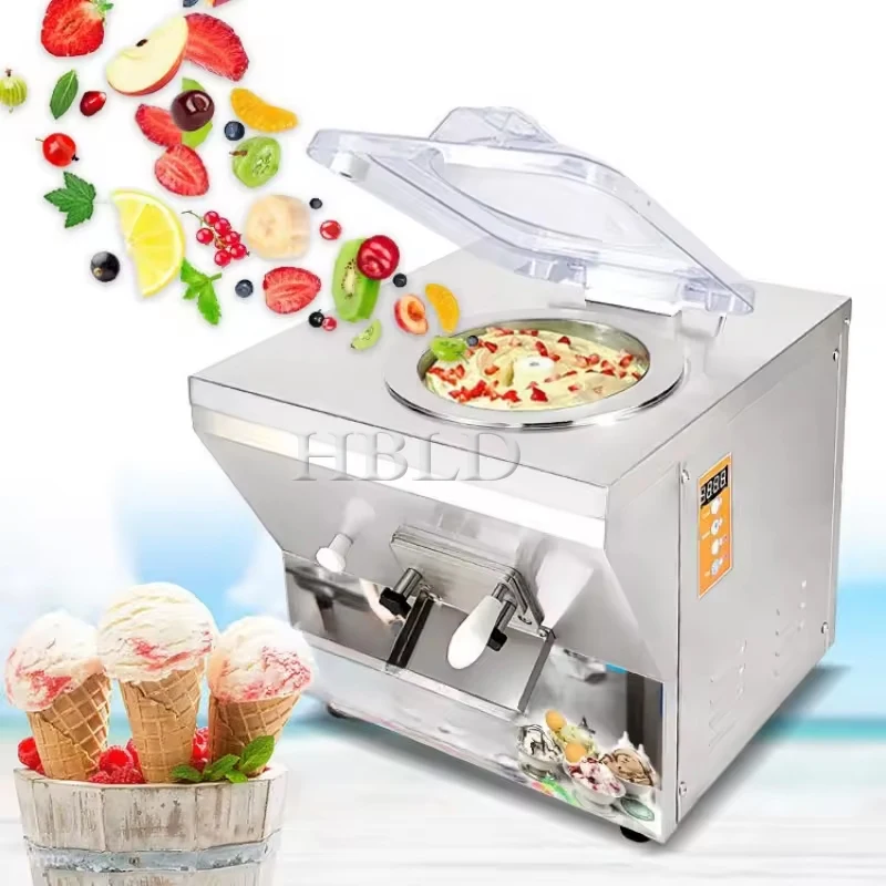 Electric-High-Capacity-Ice-Cream-Machine-Single-Flavor-Homemade ...