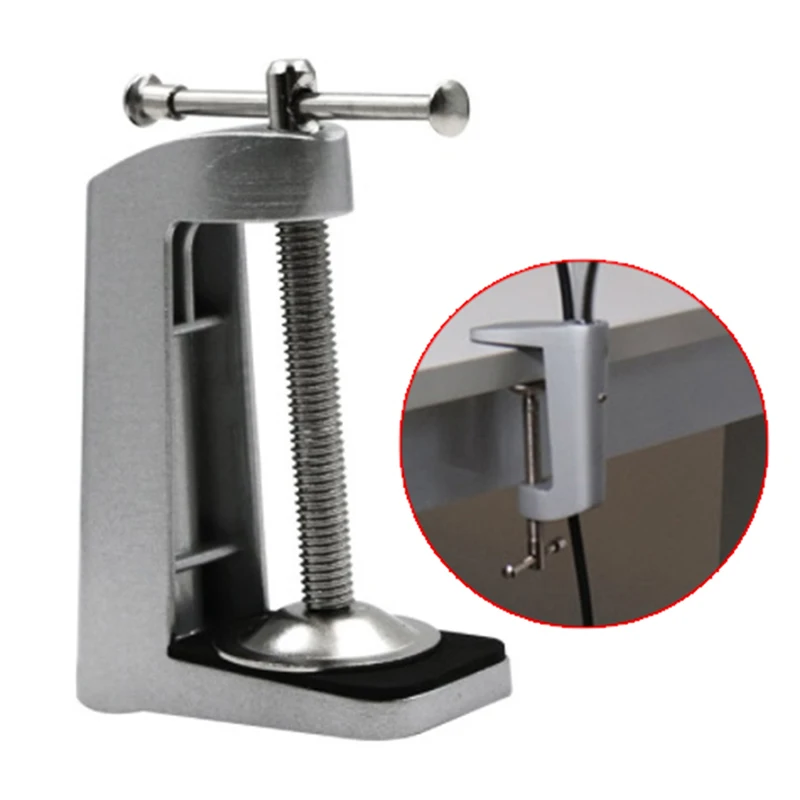 Table-Lamp-Clamp-Desk-Anti-Slip-Tools-Hardware-Metal-Swing-Arm-Fixed ...