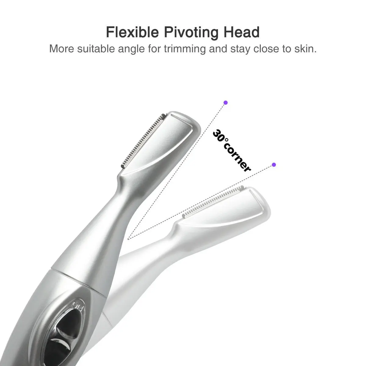 Electric-Eyebrow-Trimmer-Razor-Brow-Shaping-Mini-Portable-Women-Body ...