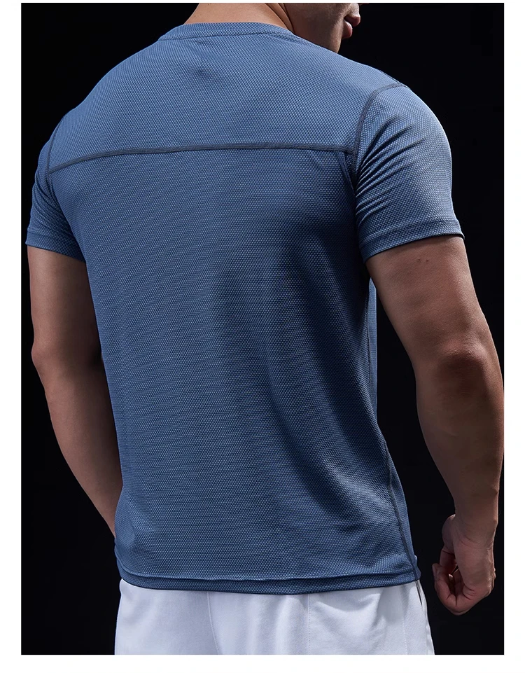 Dry Fit Short Sleeve Men's Fitness T Shirt - Men's Fitness Apparel, Men ...