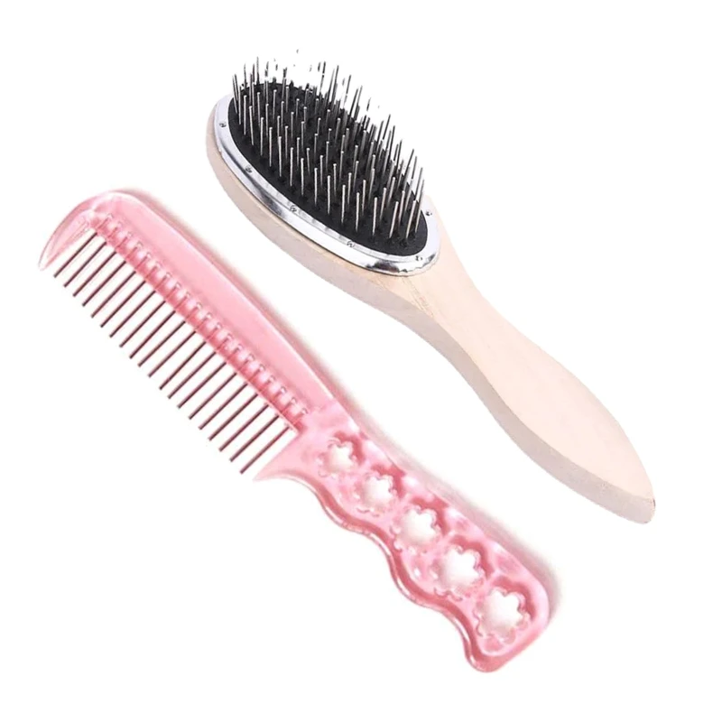 Wig-Comb-Plastic-Handle-Anti-static-Steel-Comb-Tools-Beauty-Accessories ...
