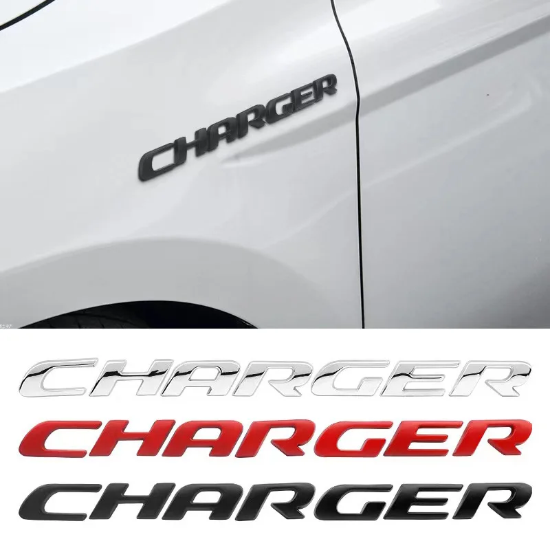 3D Metal Car Fender Rear Trunk Emblem Badge for Dodge Raider Charger ...