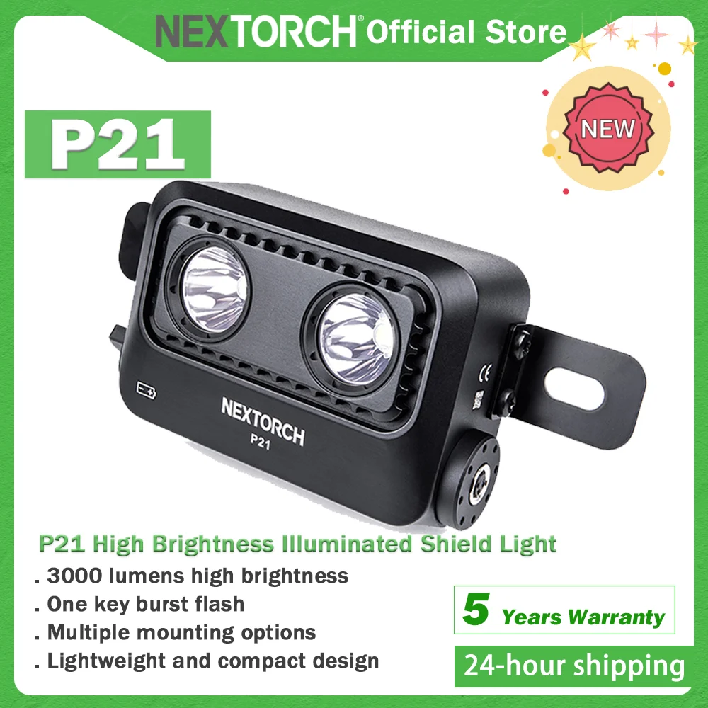 NEXTORCH-P21-Portable-Light-3000-Lumen-High-Brightness-Searchlight ...