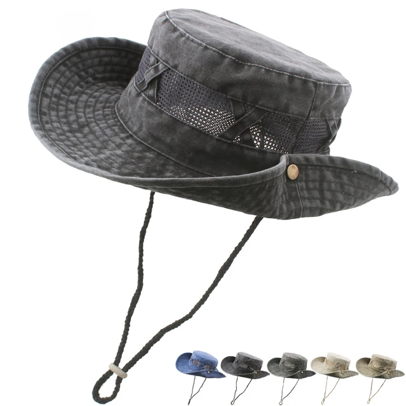 Western-Outdoor-Fishing-Hat-Men-s-And-Women-s-Sunscreen-New-Breathable ...