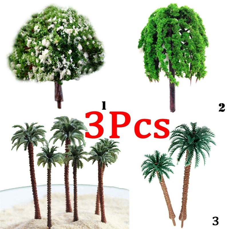 Hot-3pcs-Simulation-Coconut-Trees-Modern-Park-Miniature-Fairy-Garden ...