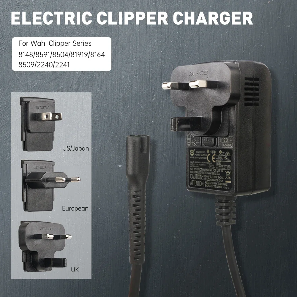 Wireless-Electric-Beard-Trimmer-Fast-Charger-Power-Adapter-For-Wahl ...