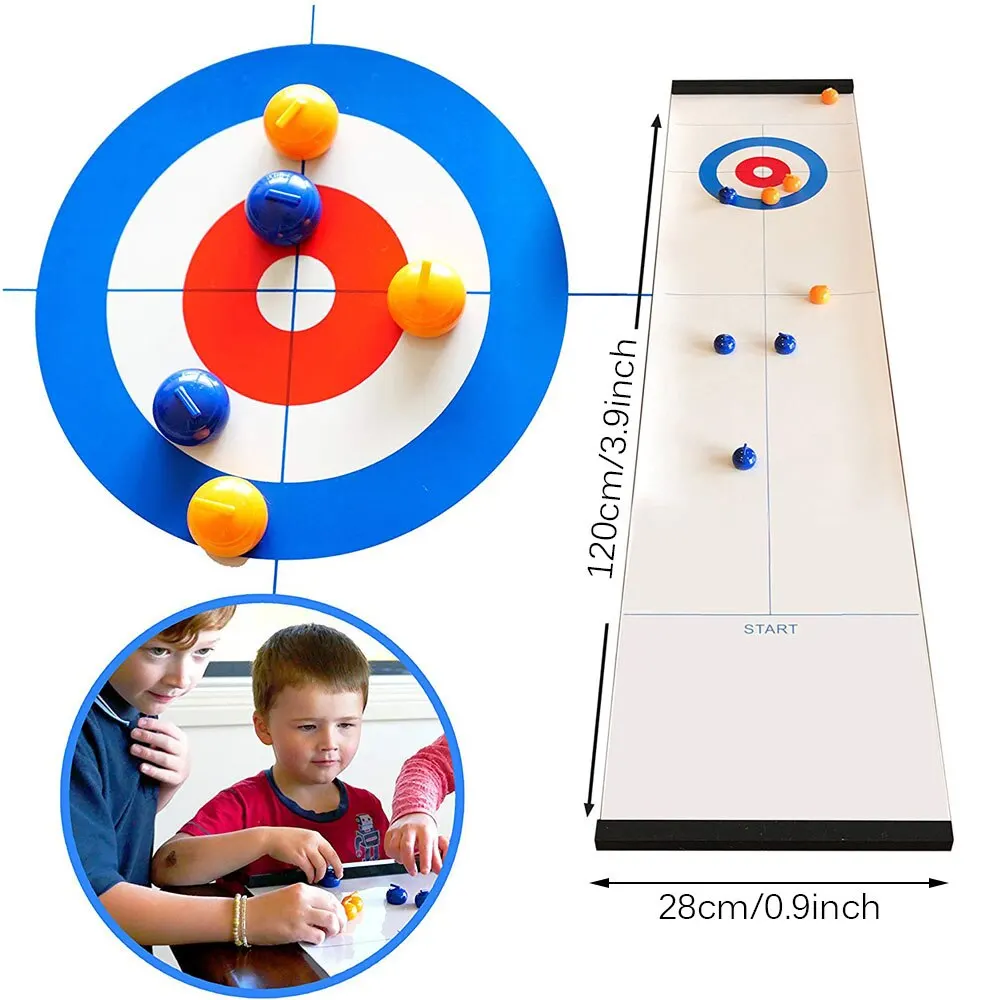 Table-Top-Curling-Game-Quality-Tabletop-Curling-Game-Compact-Curling ...