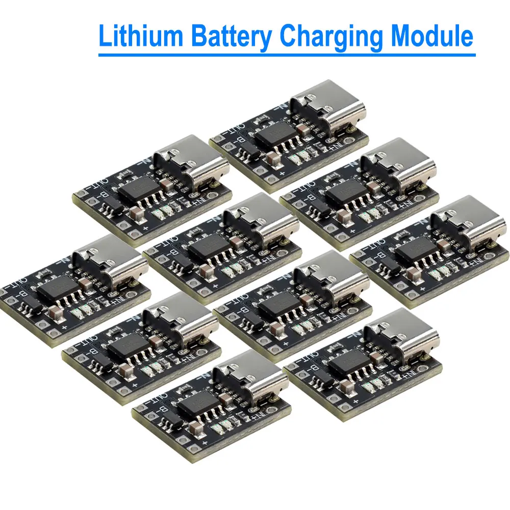 10PCS-5PCS-Type-C-Mini-Lithium-Battery-Charging-Panel-1A-Ternary ...