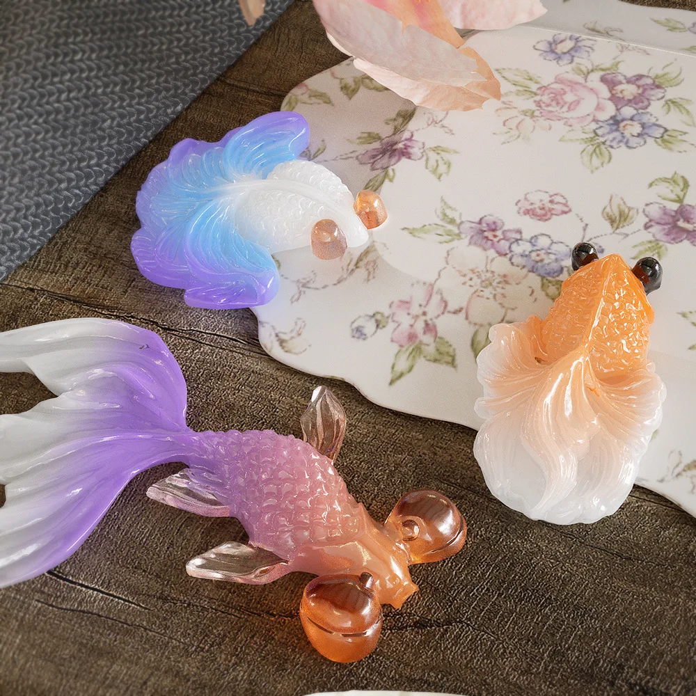 Goldfish-Shape-DIY-Crystal-Epoxy-Resin-Mold-Goldfish-Casting-Mould ...