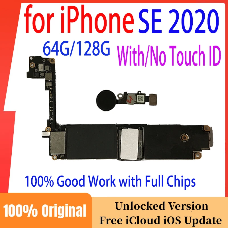 100-Original-Motherboard-For-iPhone-se-2020-Clean-iCloud-64gb-Mainboard ...