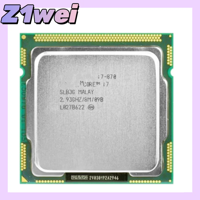 I7-870-I7-870-I7-Processor-2-9GHz-8MB-Socket-LGA-1156-CPU-Supported ...
