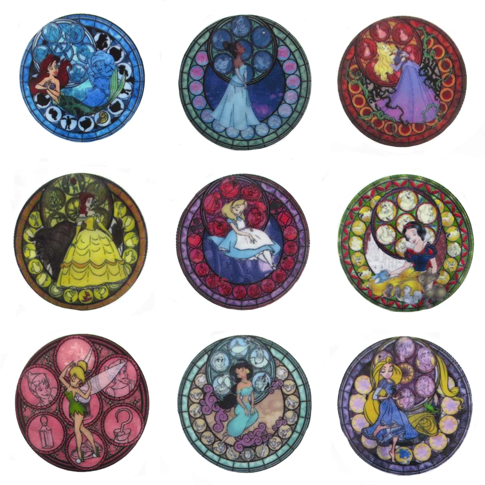 Disney-Princess-5pcs-lot-Planar-Resin-Flatback-Craft-Supplies-Cabochon ...
