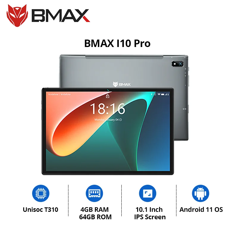 BMAX-Tableta-MaxPad-i10-Pro-Android-11-4GB-de-RAM-64GB-de-ROM-Unisoc ...