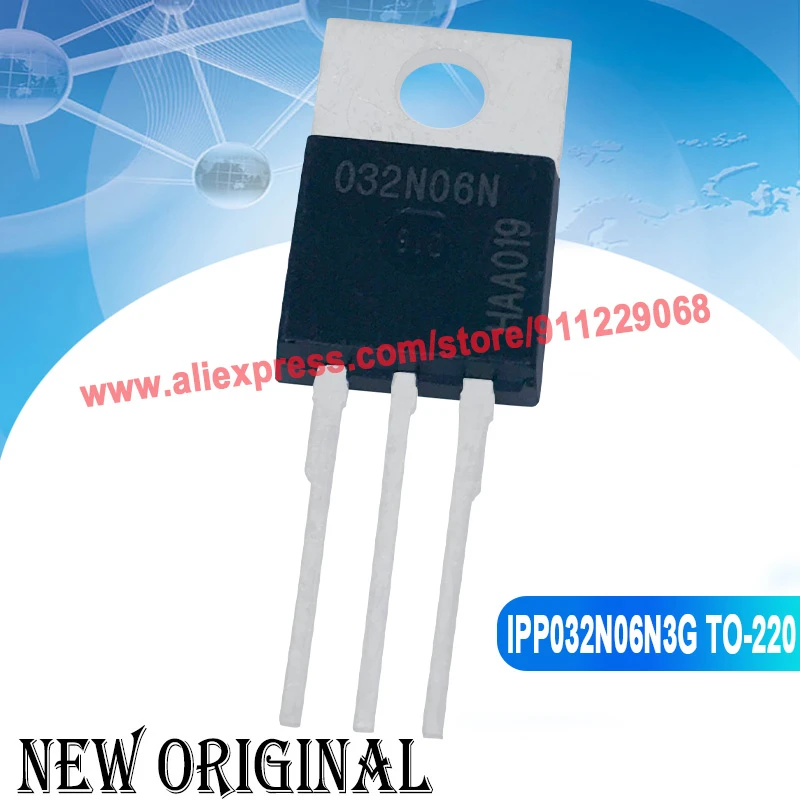 (5piece) IPP032N06N3G 032N06N TO 220 60V 120A / FQP13N50C 13N50C / IRFBF30 900V 3.6A / RHRP8120 ...