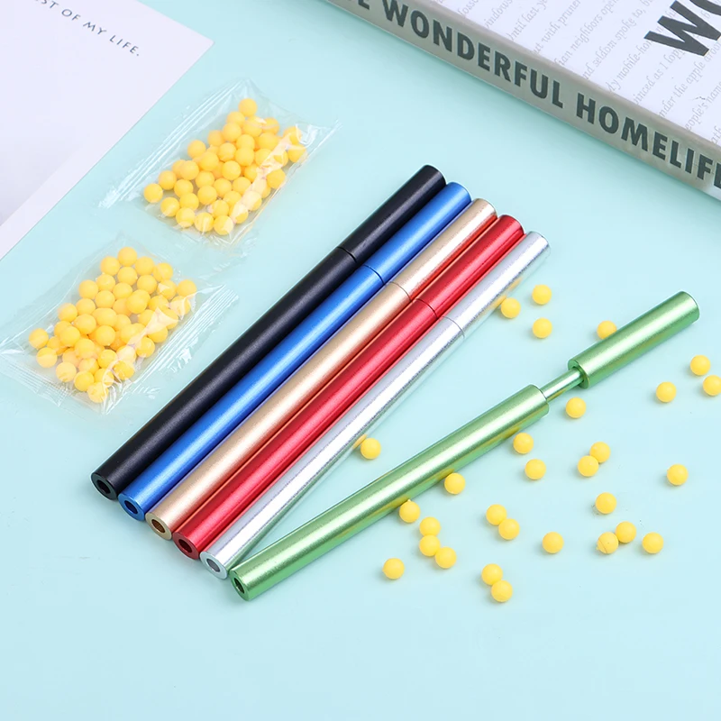 Flipper-Launcher-Guns-Spielzeug-kleinen-Ball-Shooter-Knistern-Rohr ...