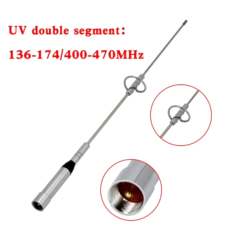 NAGOYA NL 770S Dual band Mobile Radio Antenna VHF/UHF 144/430MHz 100W 2.15 / 3.0dBi Car Radio ...