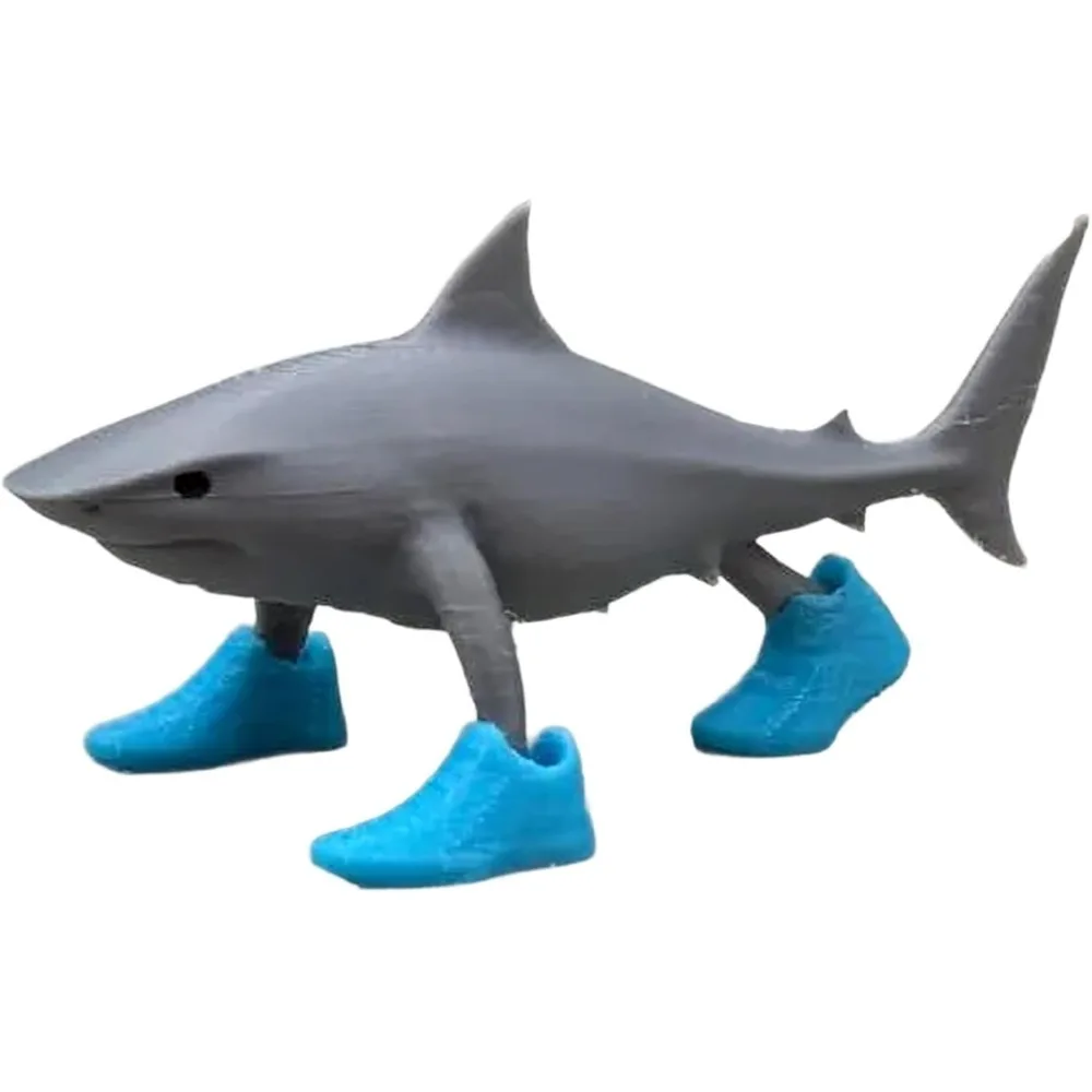 Shark with Feet Brainrot: A Unique Desk Decor for Meme Lovers and ...