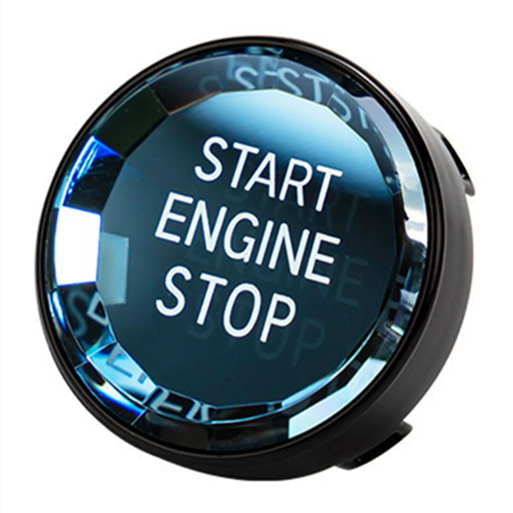 Car-Interior-Switch-Cover-Crystal-One-Key-Engine-Start-Stop-Button ...