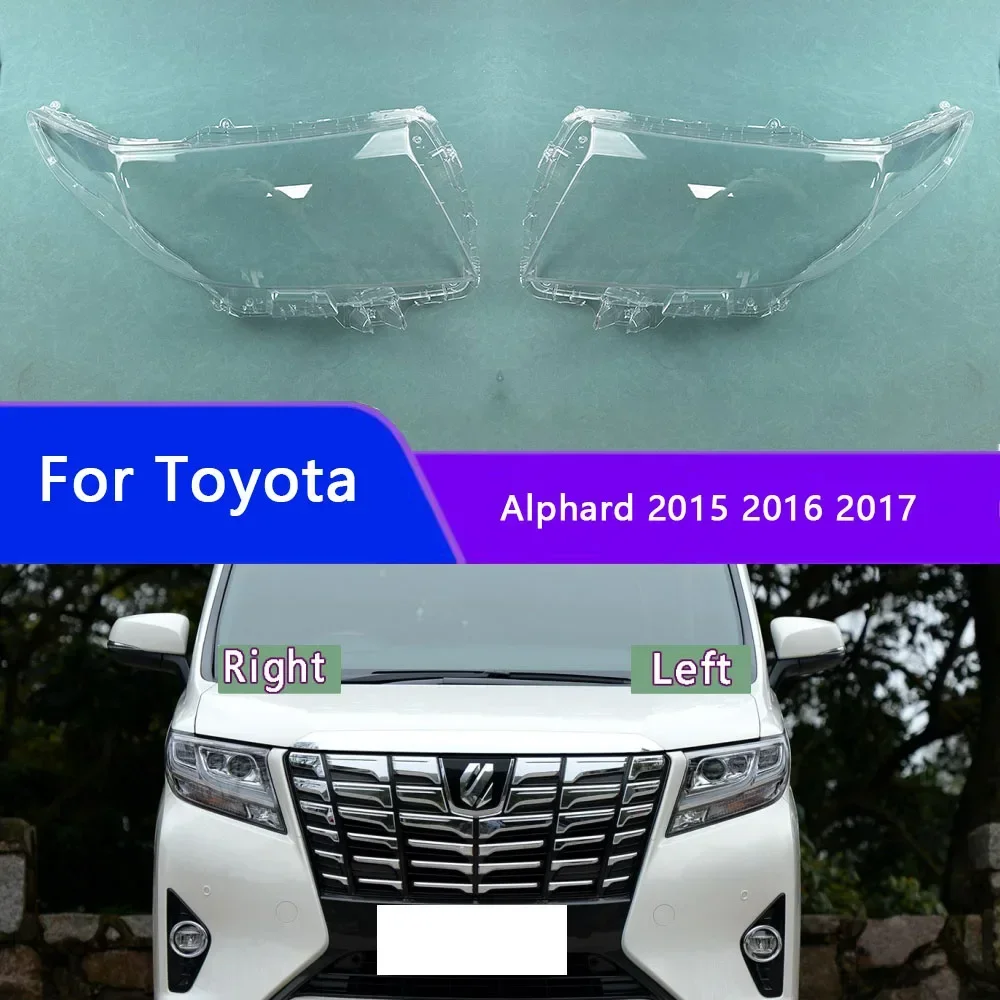 For Toyota Alphard 2015 2016 2017 Car Accessories Headlamp Lamp Cover ...