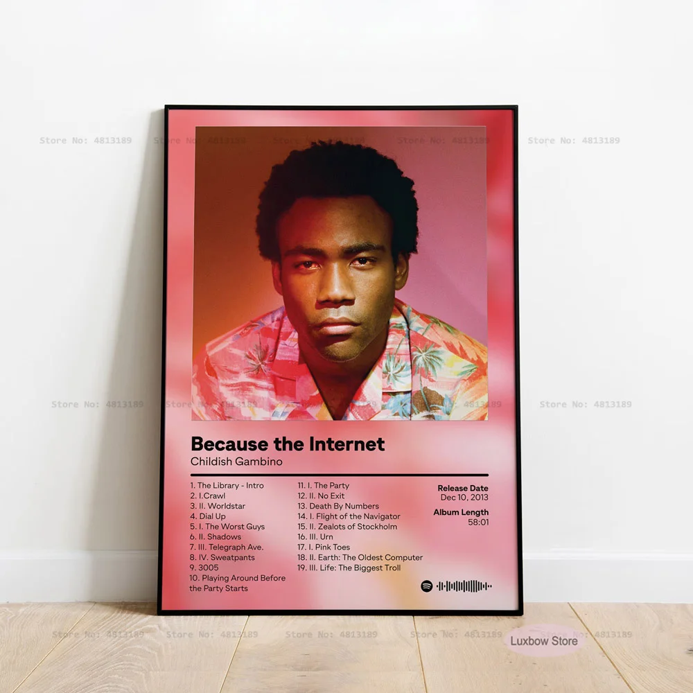 Childish Gambino Because The Internet Album Cover Explicit