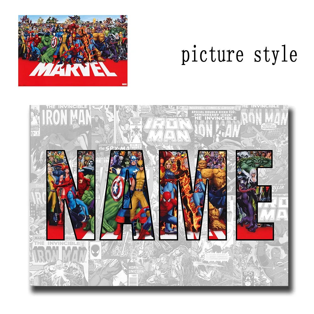 Marvel Superheroes Logos And Names