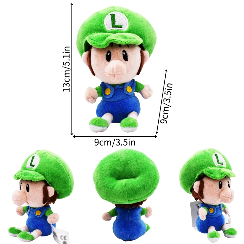 Kawaii Mario Luiji Goomba Kamek Yoshi Soft Plush Toys Cute Toad ...