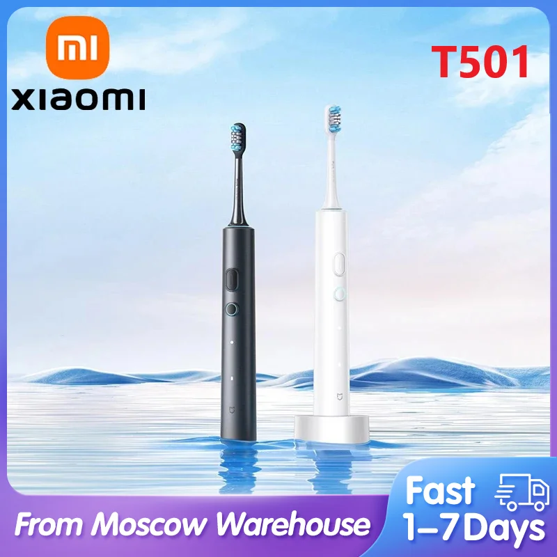 XIAOMI Toothbrush T501 MIJIA Electric Toothbrush T501C Sonic Brush Ultrasonic IPX7 Waterproofing ...