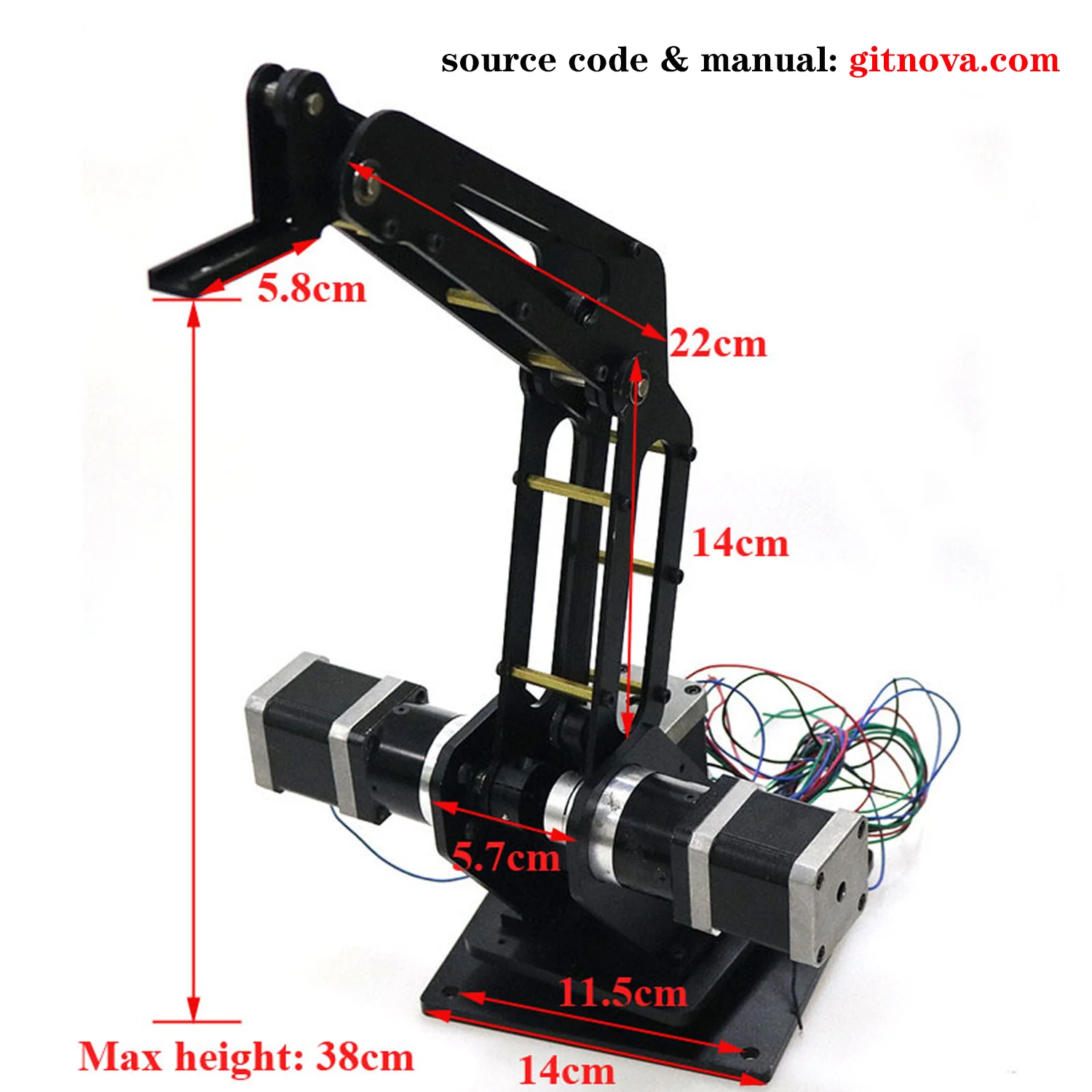 3DOF-Robot-Mechanical-Arm-Industrial-Robot-Arm-With-Hgh-Precision-Stepping-Motor-3D-Printing ...