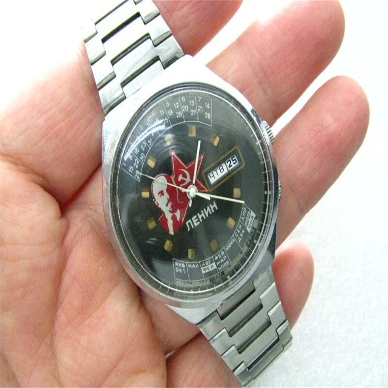 Memorial-Russian-Lenin-October-Revolution-Antique-Soviet-Watch-made-in ...