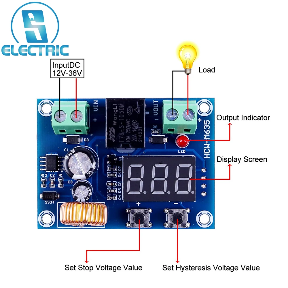 Digital-Low-Voltage-Protector-Disconnect-Switch-Cut-Off-12V-Over ...