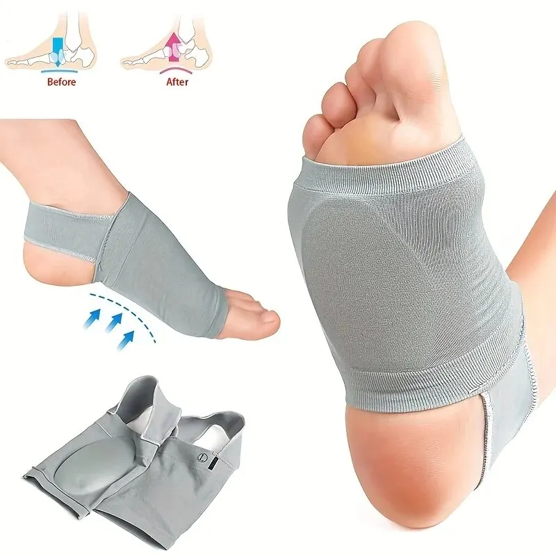 1-Pair-of-Arch-Support-Sleeves-Metatarsal-Compression-Brace-for-Flat ...