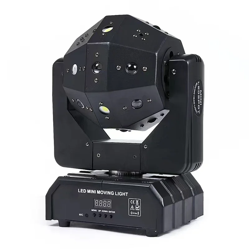 Testa mobile professionale 3in1 stroboscopica laser con fascio LED a ...