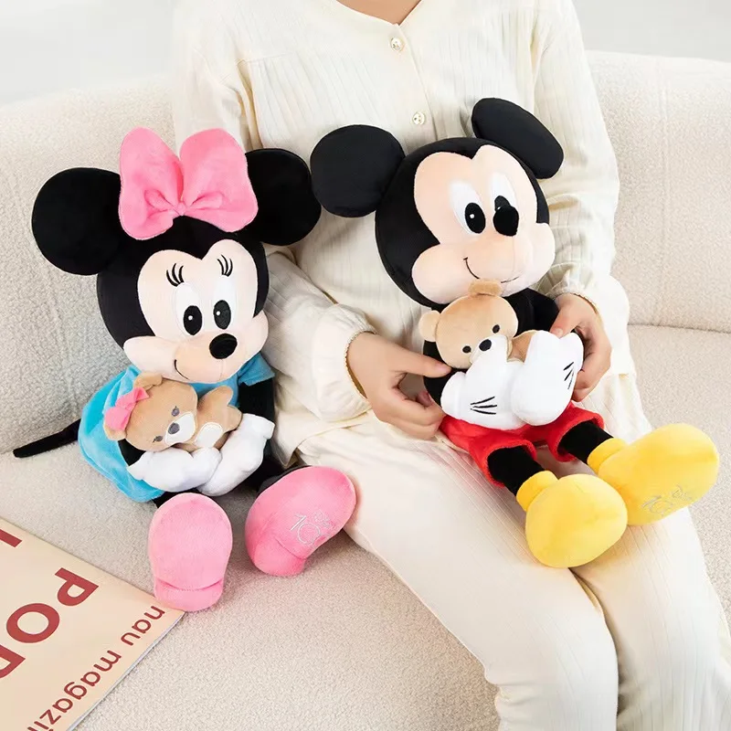 Disney-muñeco de peluche de Mickey, Minnie, Stitch, Homdor, Animal de ...
