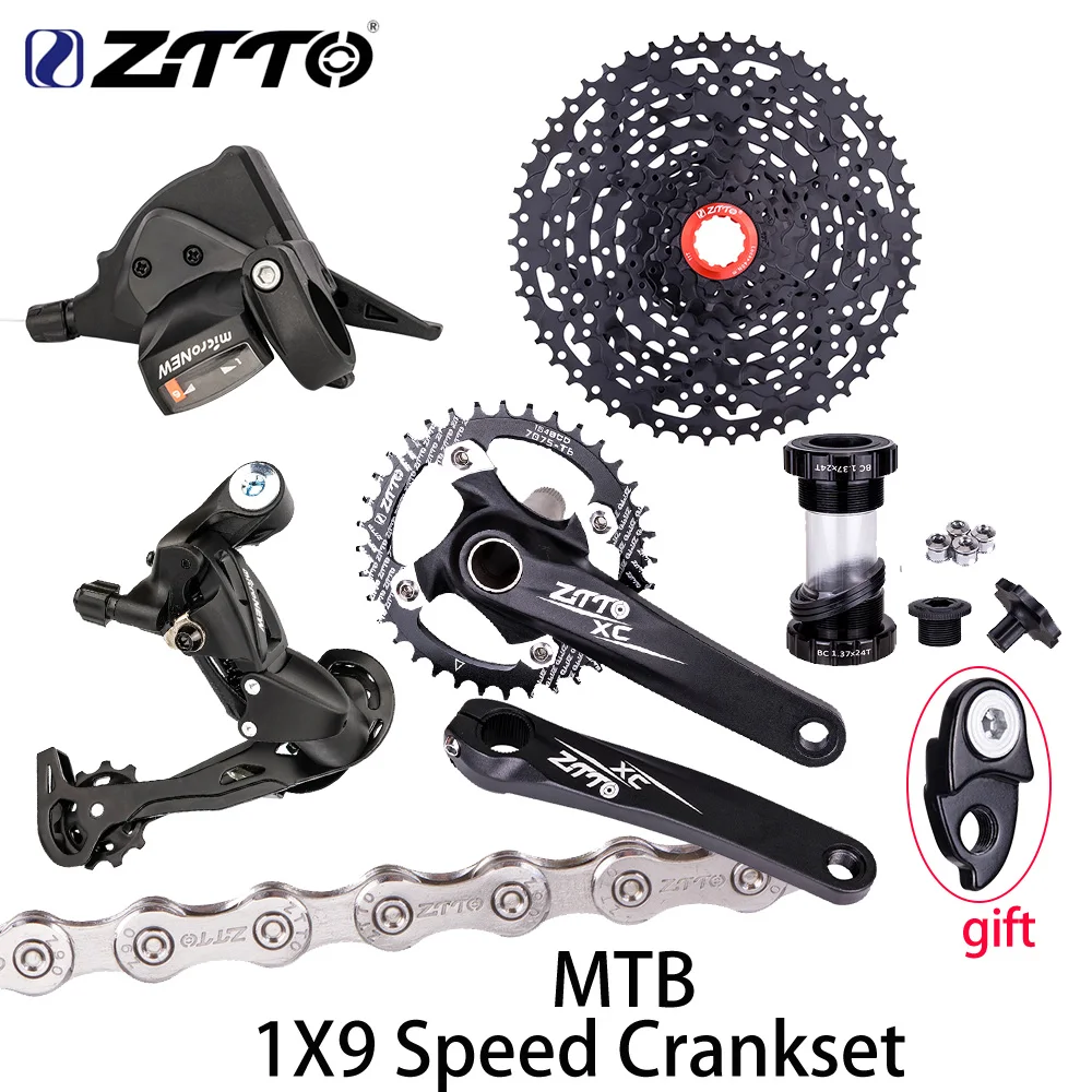 ZTTO-MTB-Bike-9S-Cassette-Groupset-1X9-Speed-Shift-Derailleur-Mountain ...