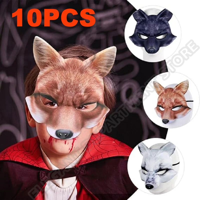 Animal-Cosplay-Mask-Elegant-White-Fox-Gifts-Fox-Mask-EVA-Masques ...
