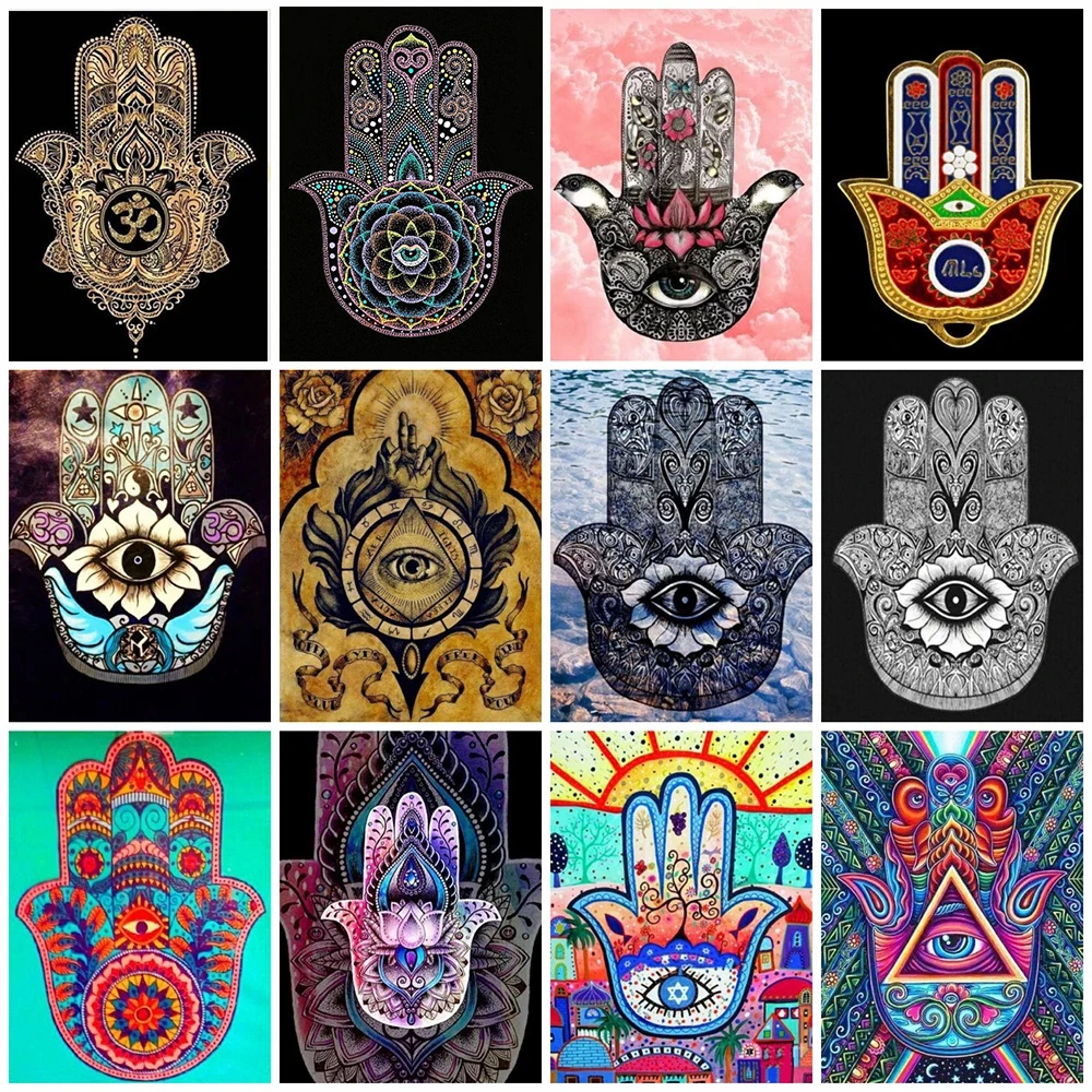 Hamsa Hand Art