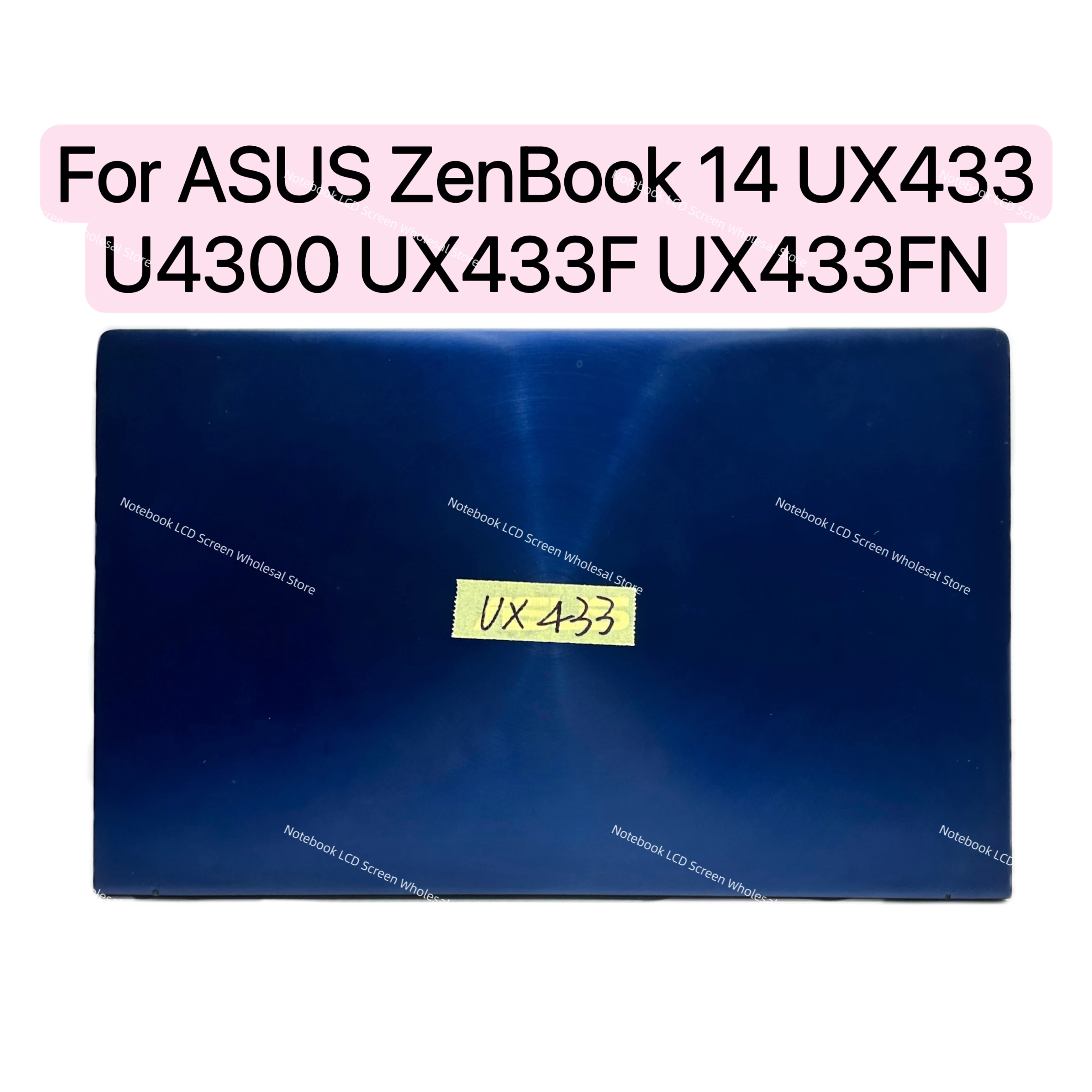 Original LCD Screen Assembly Top Half Parts For ASUS ZenBook 14 UX433 ...