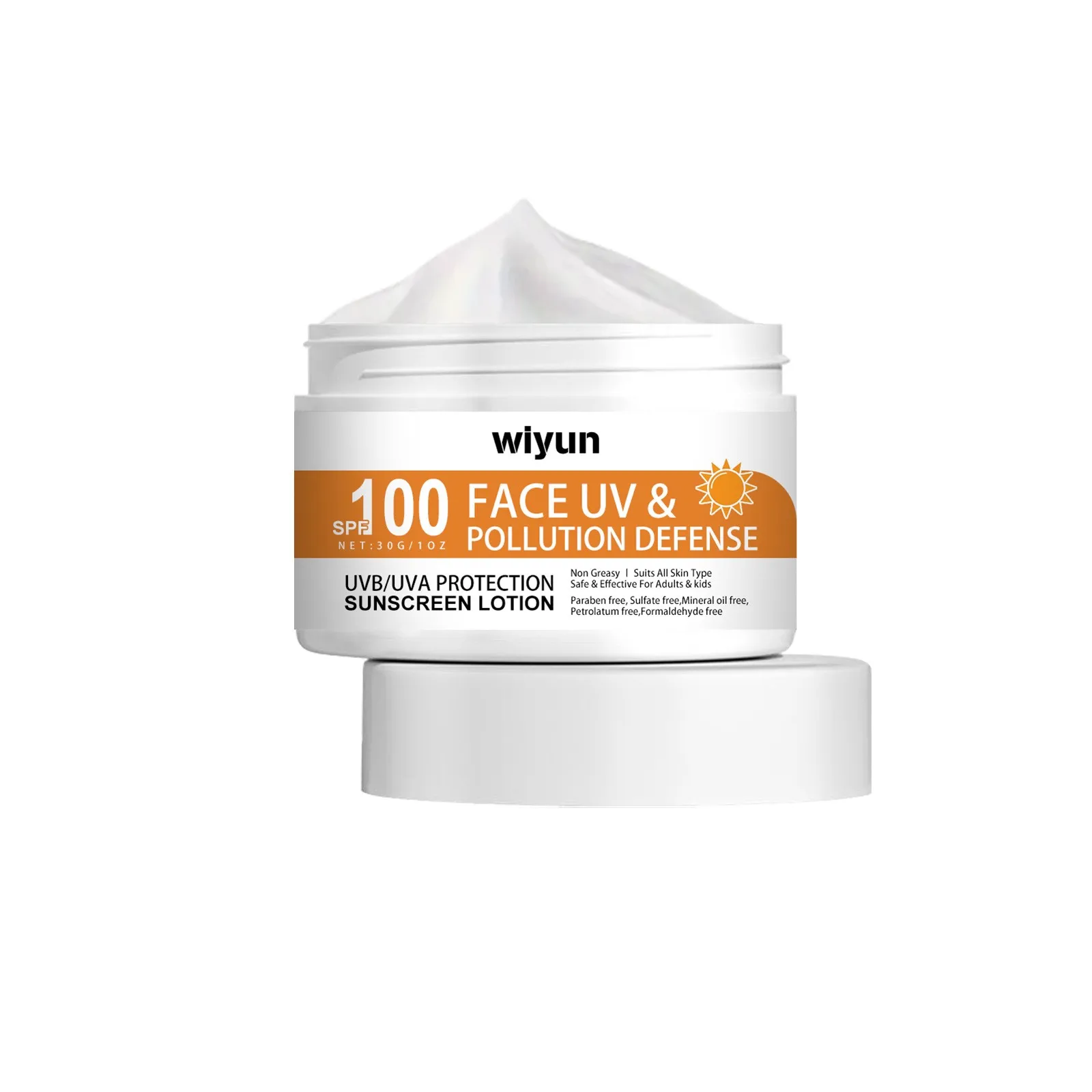 SPF100-Sunscreen-Mild-Oil-Free-Solar-Blocker-Skin-Whitening-Cream-Anti ...