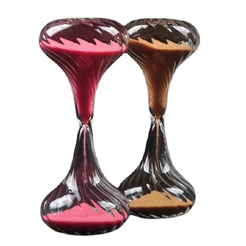 1PC-6-5X15cm-Hourglass-Dumbbell-Hourglasses-Timer-10-Minutes-Creative ...