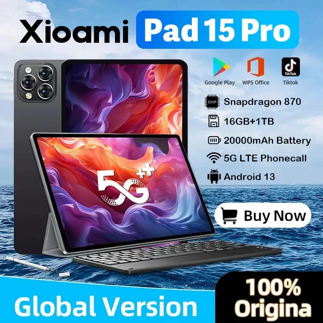 Tableta-Pad-Pro-versao-Global-dispositivo-Original-con-Android-13 ...