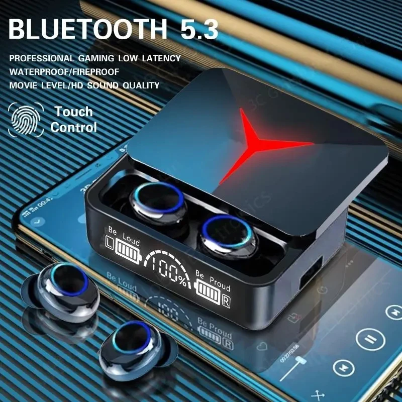 Original-M90-TWS-Wireless-Headphones-Gaming-Earphone-Bluetooth-5-3 ...