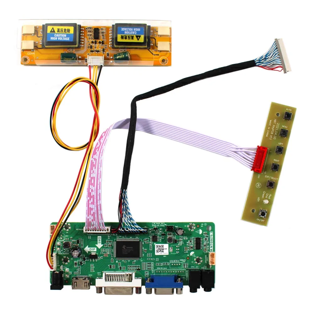 HDMI-Compatible VGA LCD Controller Board Work For 1280x768 LTM170W1 L02 ...