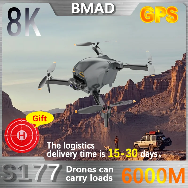 BMAD-S177-Drones-Dual-CameraTraverse-Aircraft-Six-Way-Gyroscope ...